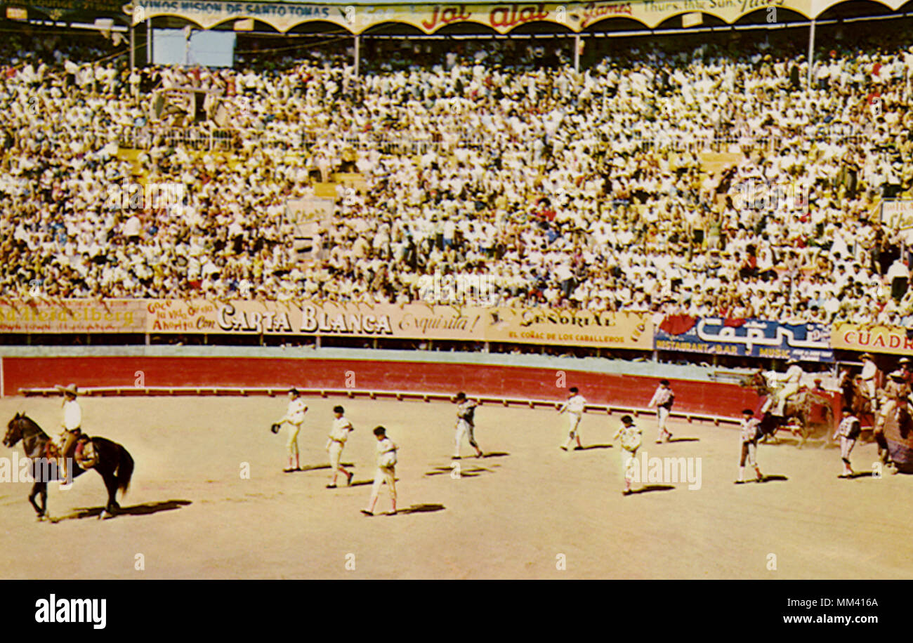 Bullring. Tijuana. 1960 Stock Photo - Alamy