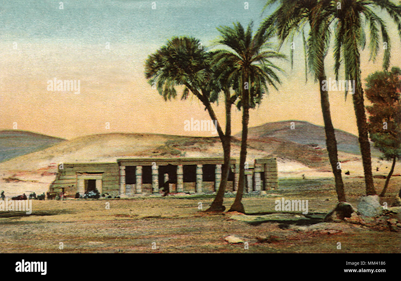 Temple of Set. Thebes. 1910 Stock Photo - Alamy