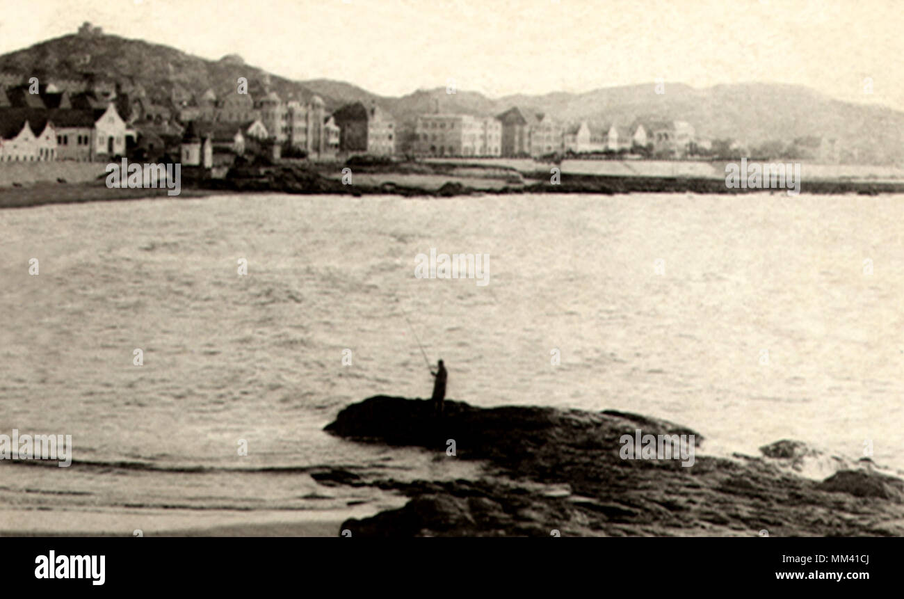 Maizuru Beach. Tsingtao. 1920 Stock Photo - Alamy