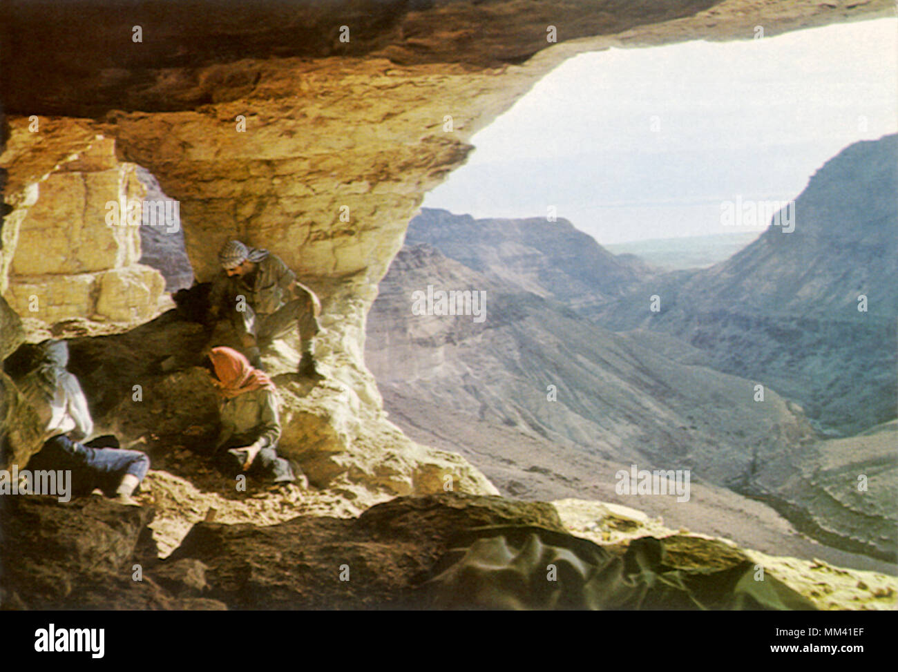 Cave. Nachal Zelim. 1960 Stock Photo - Alamy