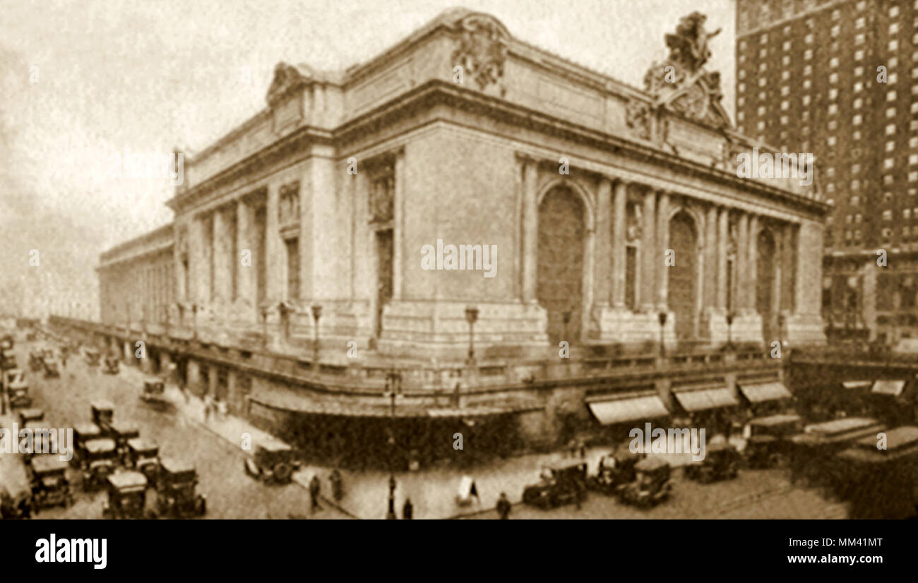 Grand Central Station. New York City. 1923 Stock Photo - Alamy