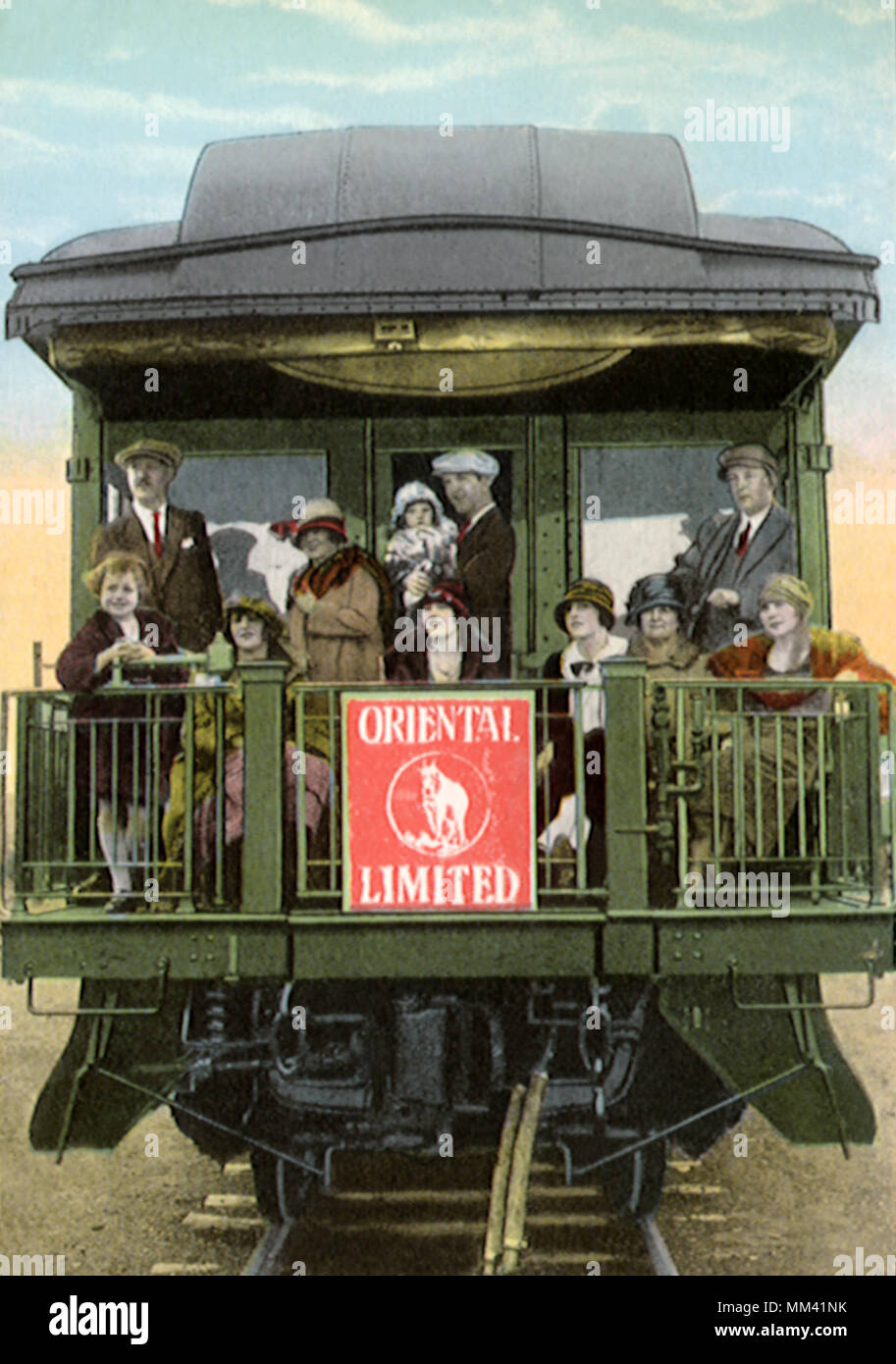 Observation Car. Minneapolis. 1923 Stock Photo - Alamy