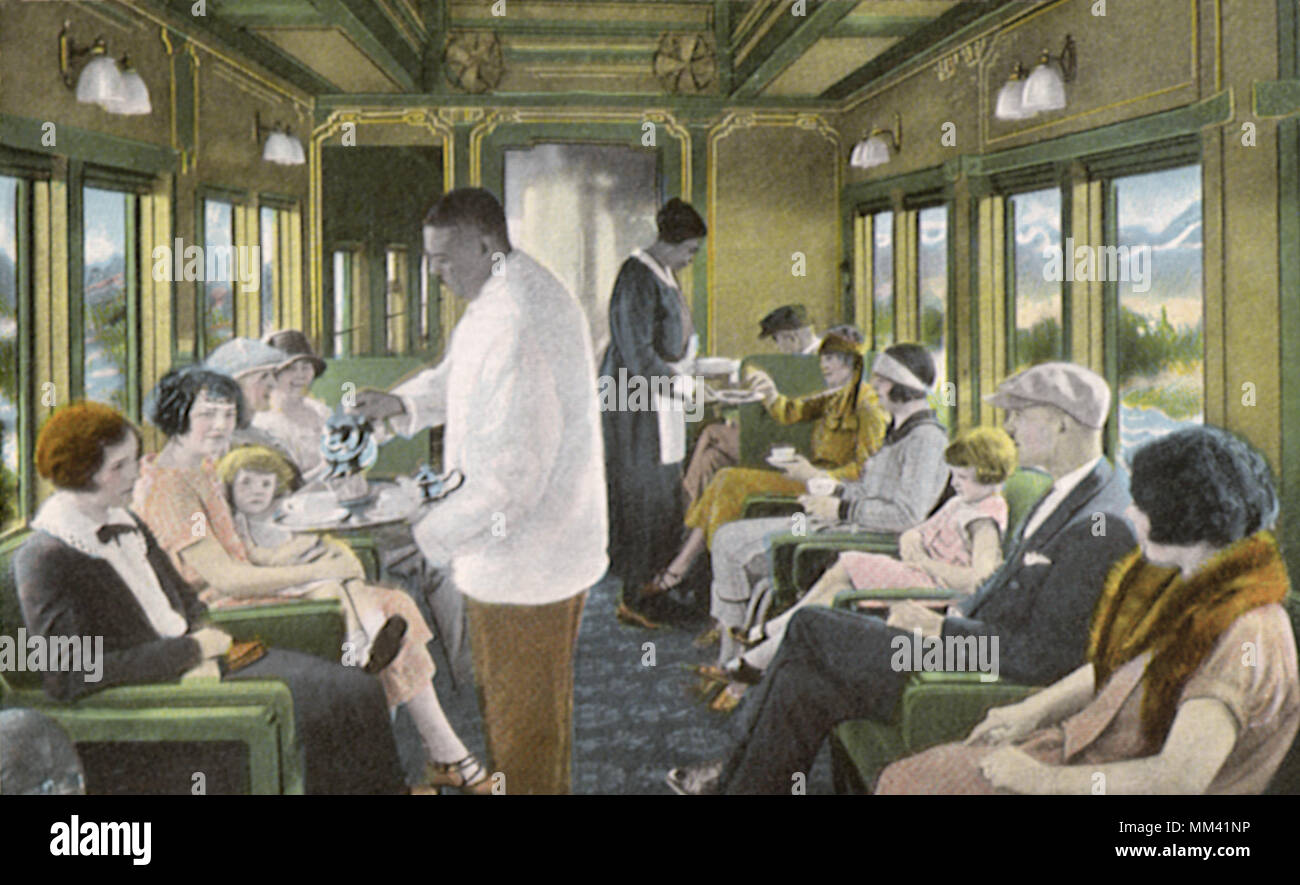 Observation Car. Minneapolis. 1923 Stock Photo - Alamy