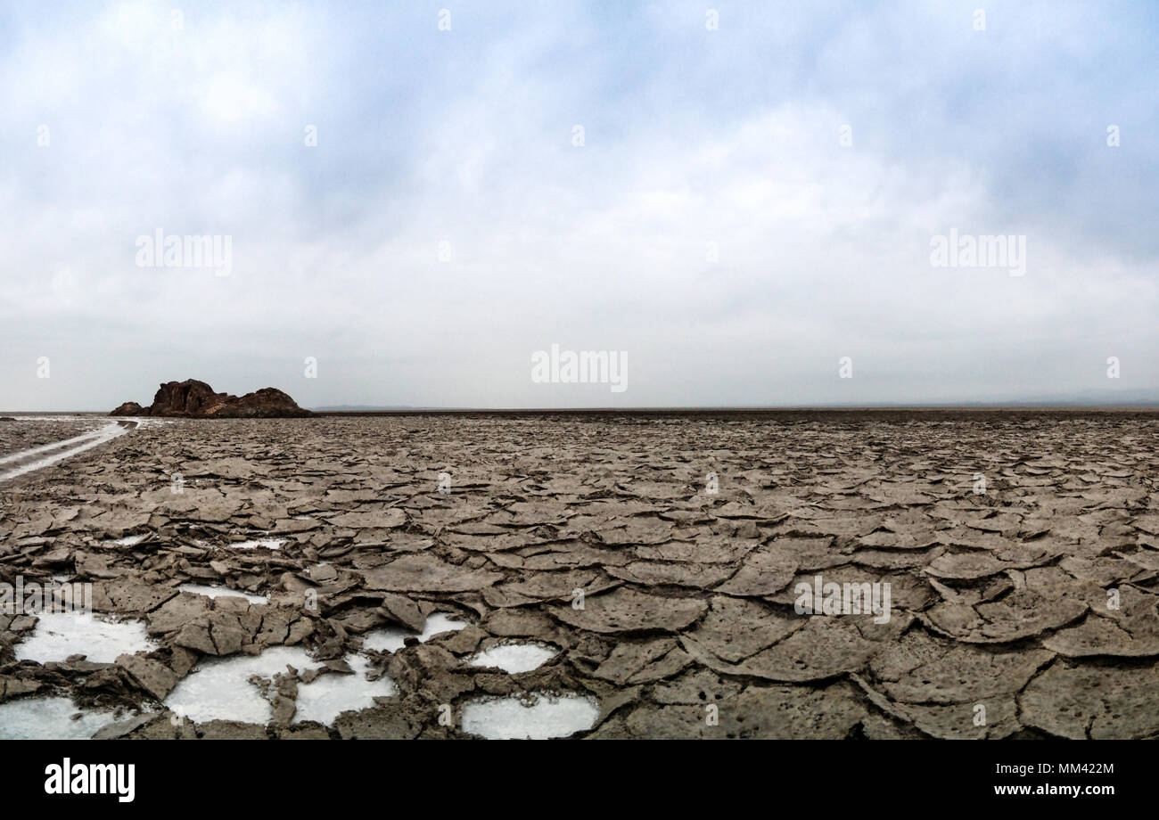 Salt Lake Karum aka Lake Assale or Asale Afar, Ethiopia Stock Photo - Alamy