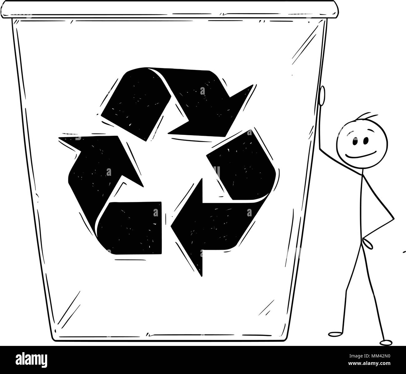 Symbol ecology recycle plastic Stock Vector Images - Alamy