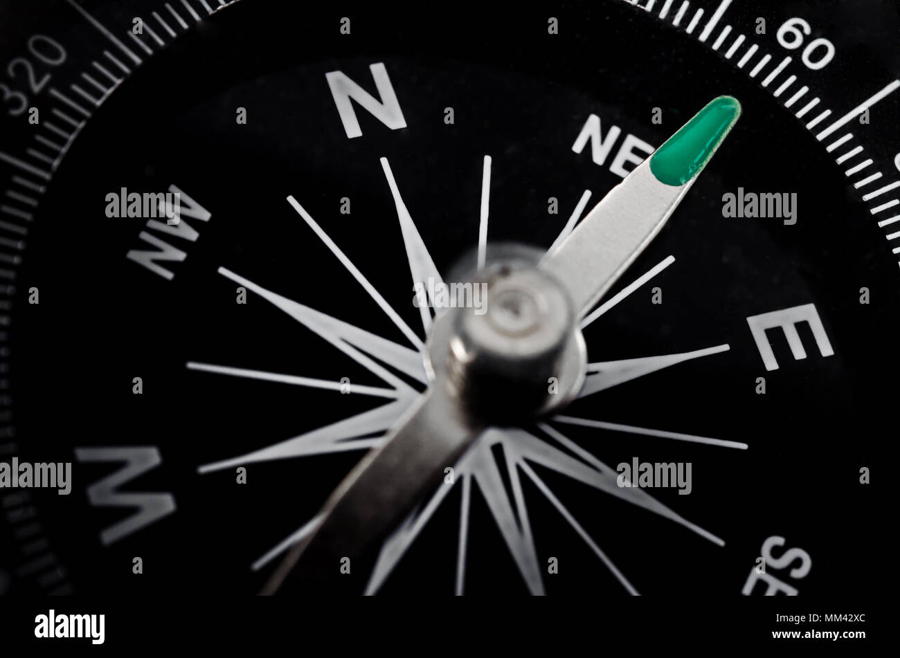 Close up a vintage black compass texture Stock Photo - Alamy