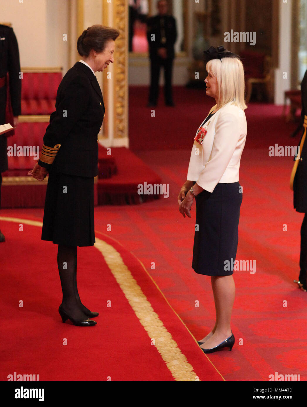Miss Christine Bower from London is made a MBE (Member of the Order of ...