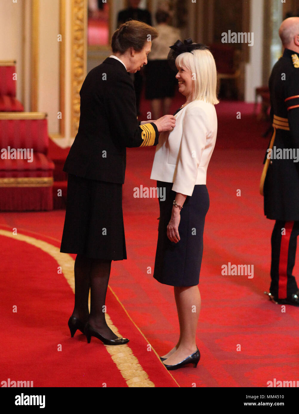 Miss Christine Bower from London is made a MBE (Member of the Order of ...