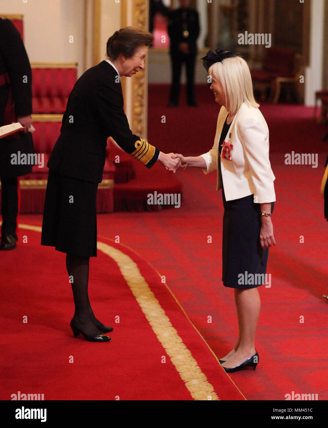 Miss Christine Bower from London is made a MBE (Member of the Order of ...