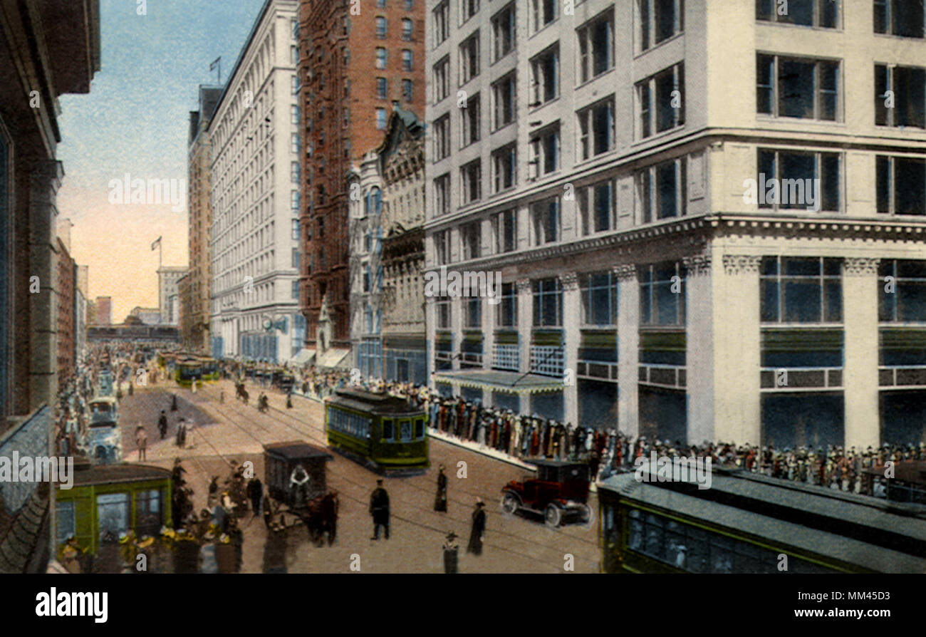 State Street looking North. Chicago. 1916 Stock Photo - Alamy
