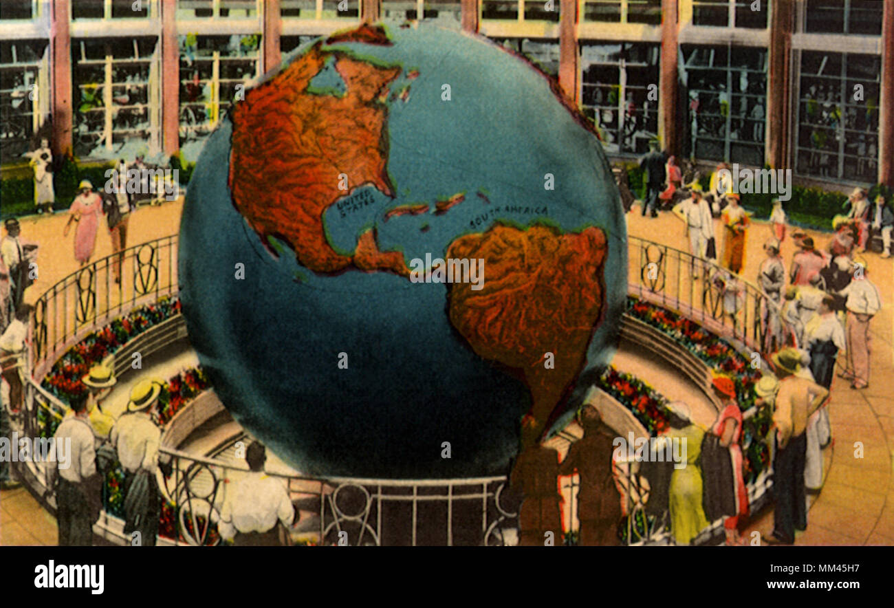 Interior of Ford Rotunda. Dearborn. 1940 Stock Photo - Alamy