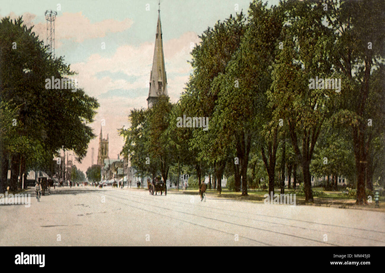 Woodward Ave looking North. Detroit. 1909 Stock Photo - Alamy