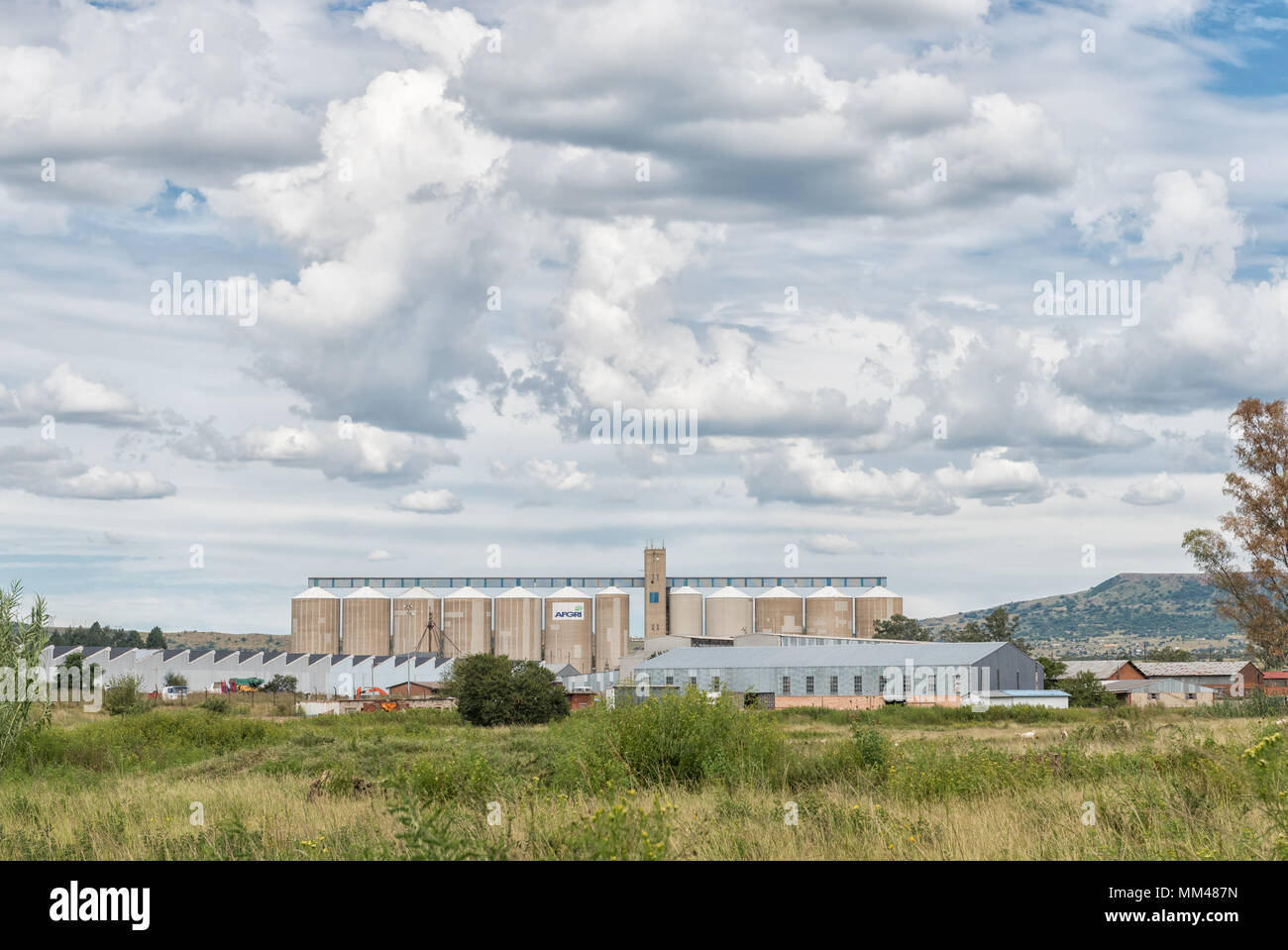 DUNDEE, SOUTH AFRICA - MARCH 21, 2018: The industrial area in Dundee in ...