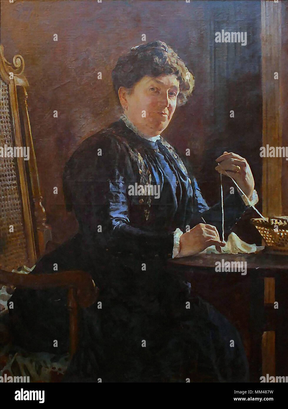 Swaish Frederick George - Portrait of Sarah Roland Swaish Stock Photo ...
