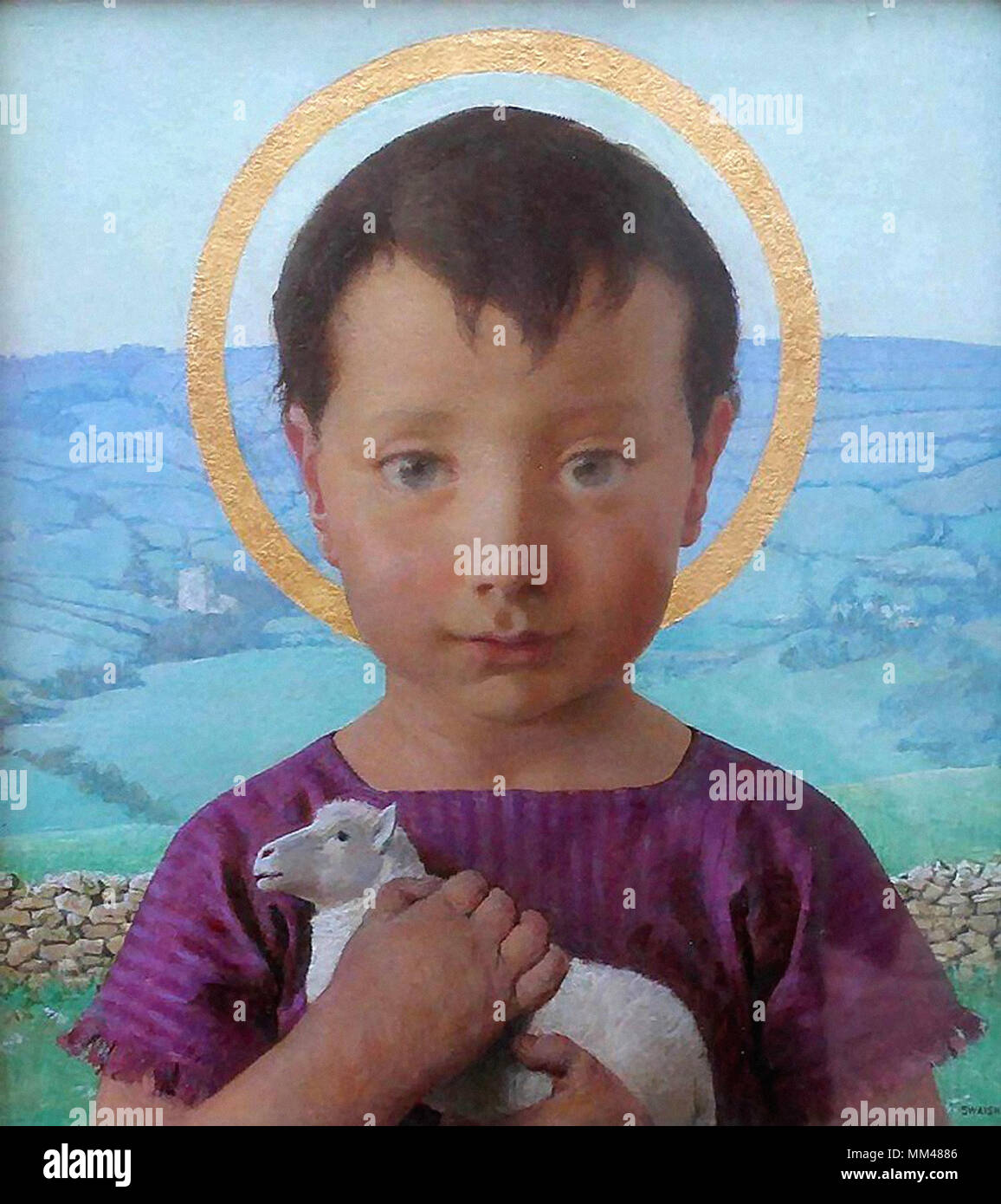 Swaish Frederick George - the Christ Child Stock Photo - Alamy