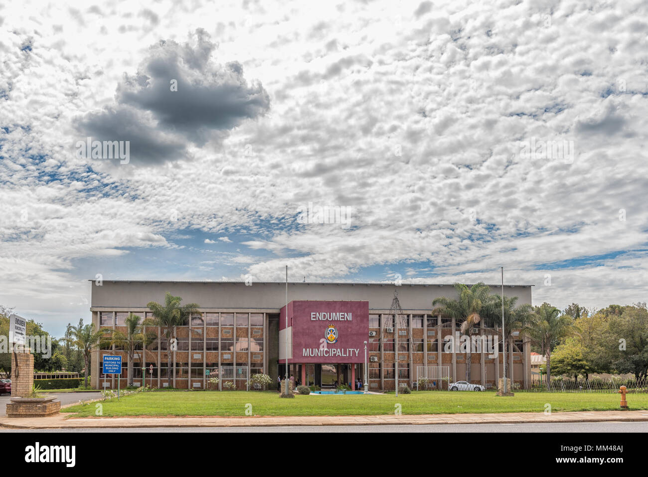 DUNDEE, SOUTH AFRICA - MARCH 21, 2018: Offices of the Endumeni ...