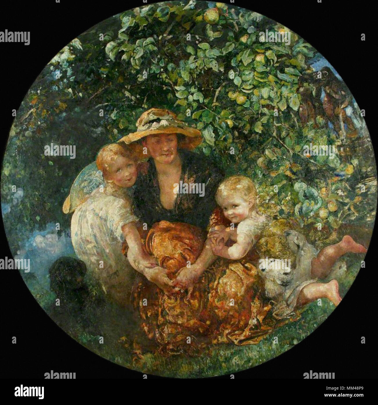 Swynnerton Annie Louisa - Mrs a. Scott-Elliot and Children Stock Photo ...