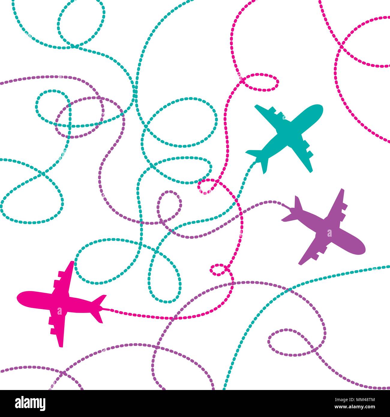 Free flight airplanes Stock Vector Images - Alamy