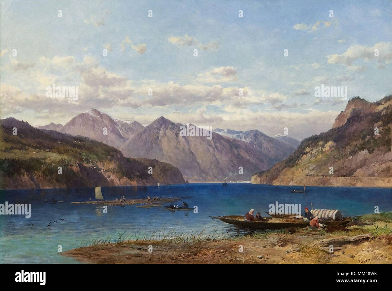 Syer I John - on the Rhine Stock Photo - Alamy