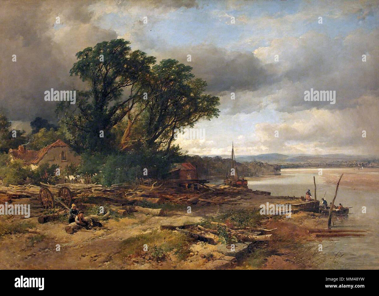 Syer I John - the River Avon Stock Photo - Alamy