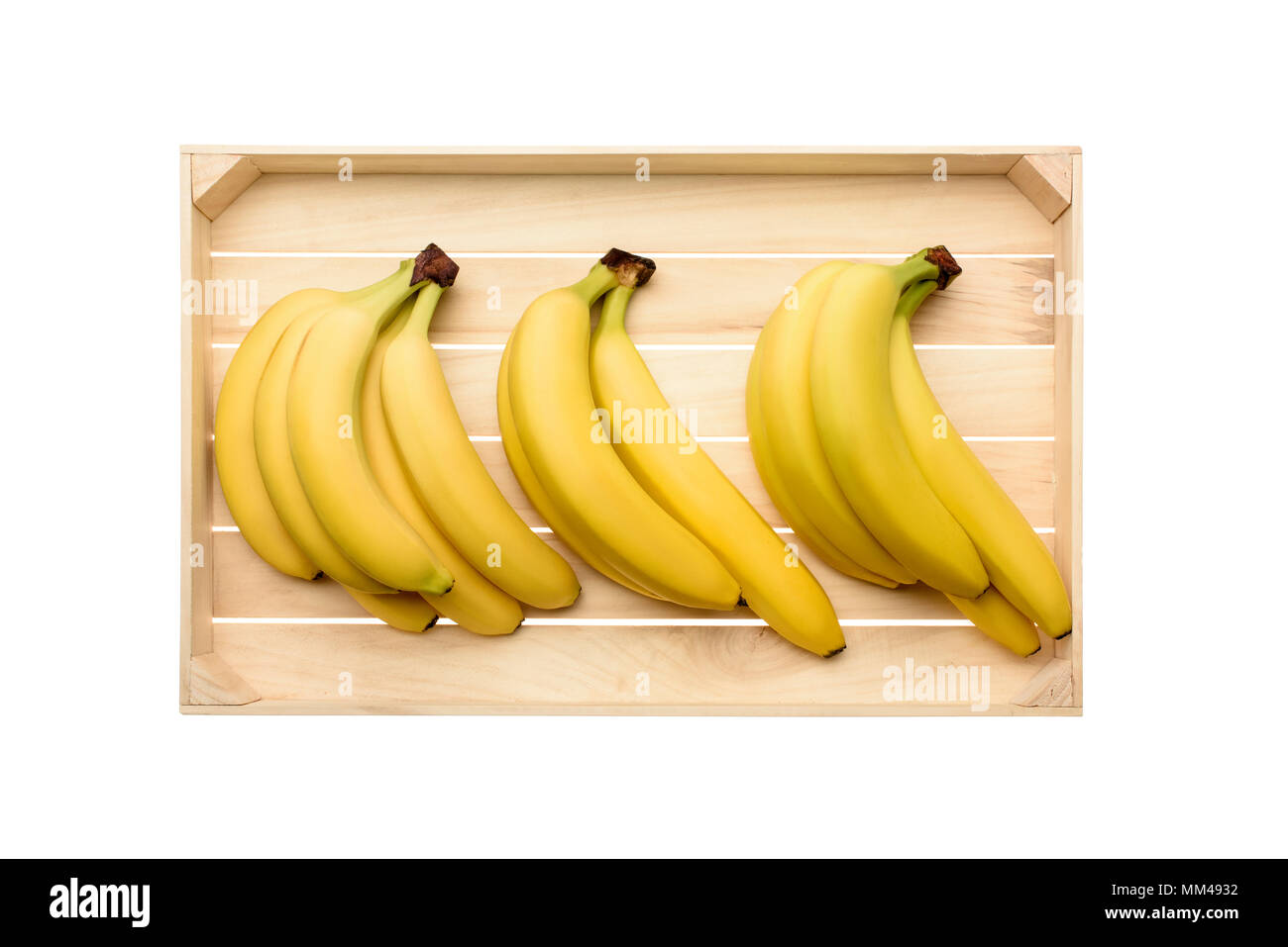 bananas in box Stock Photo - Alamy