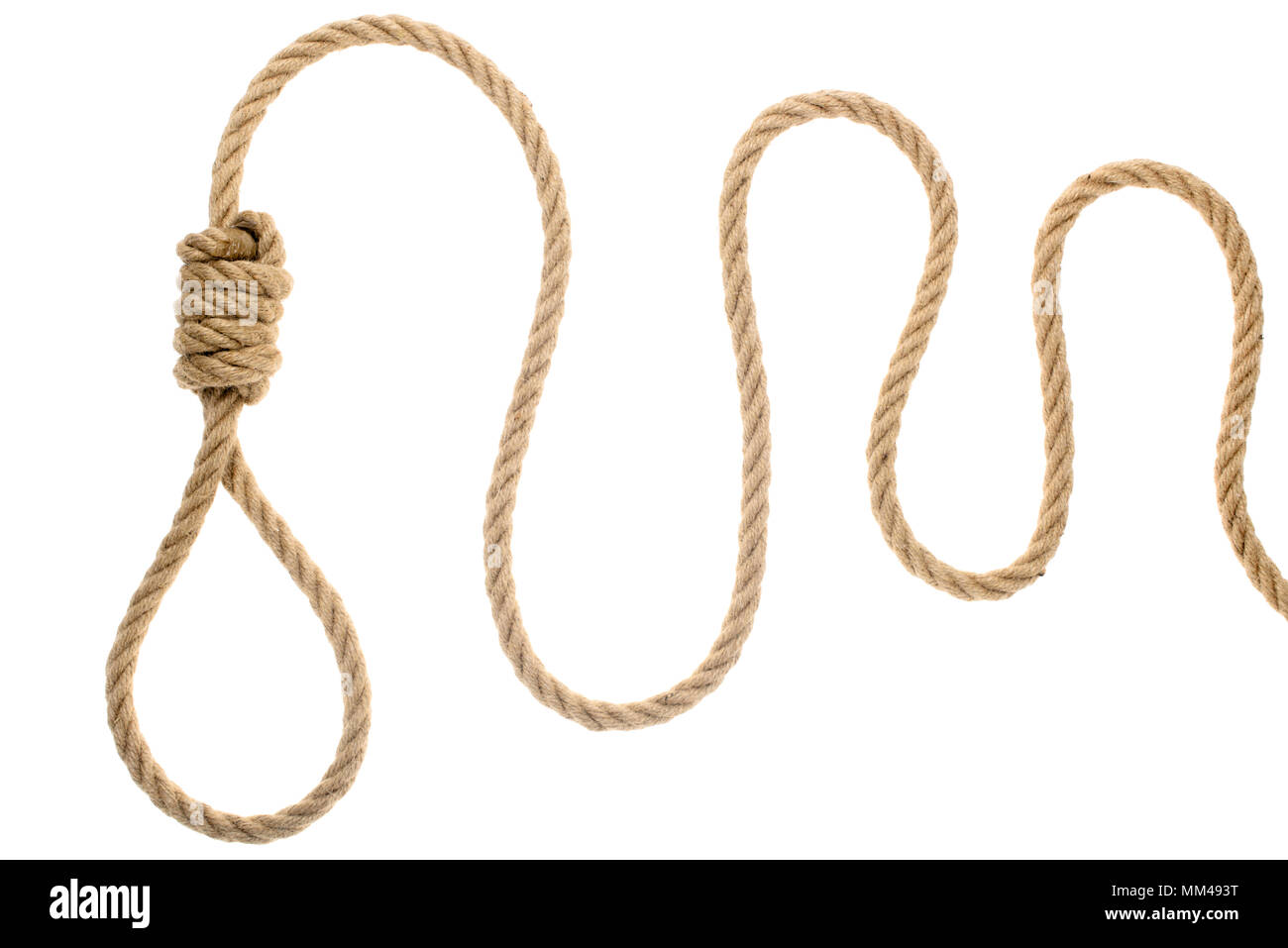 rope with loop Stock Photo - Alamy