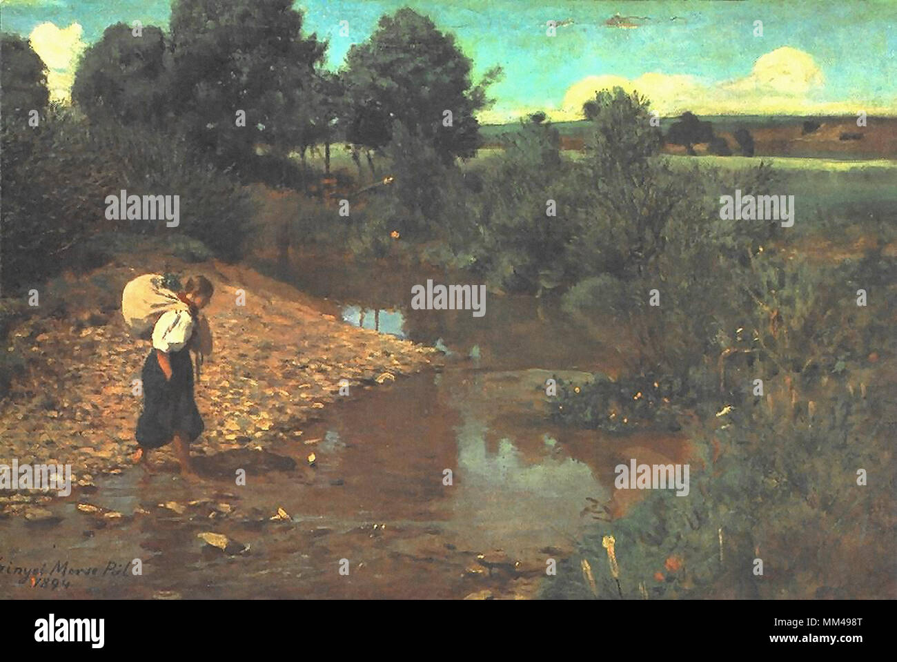 Pal szinyei merse painting hi-res stock photography and images - Alamy