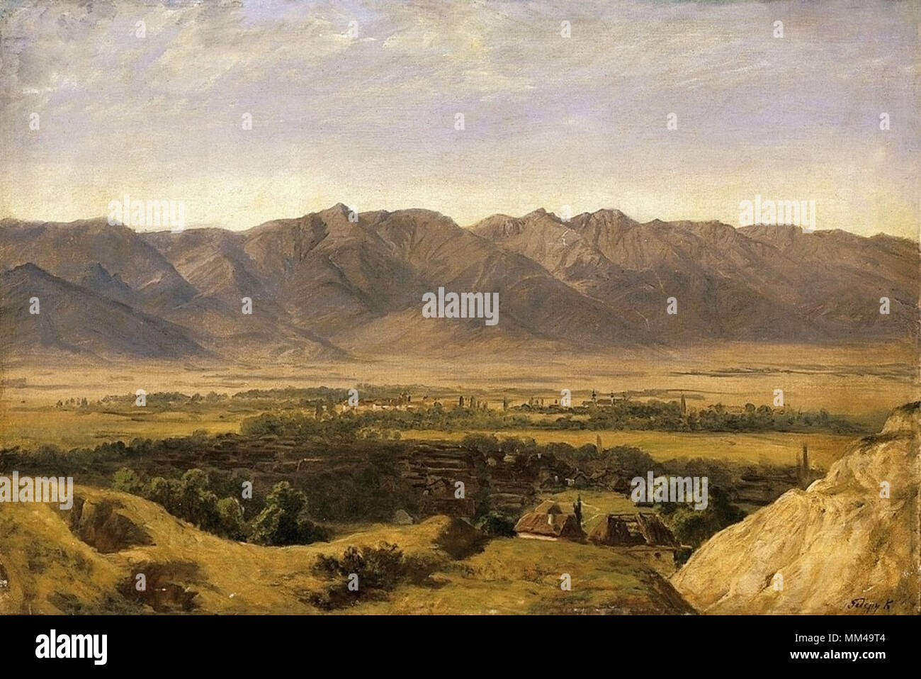 Telepy Karoly - the Fogarasi Alps Stock Photo - Alamy