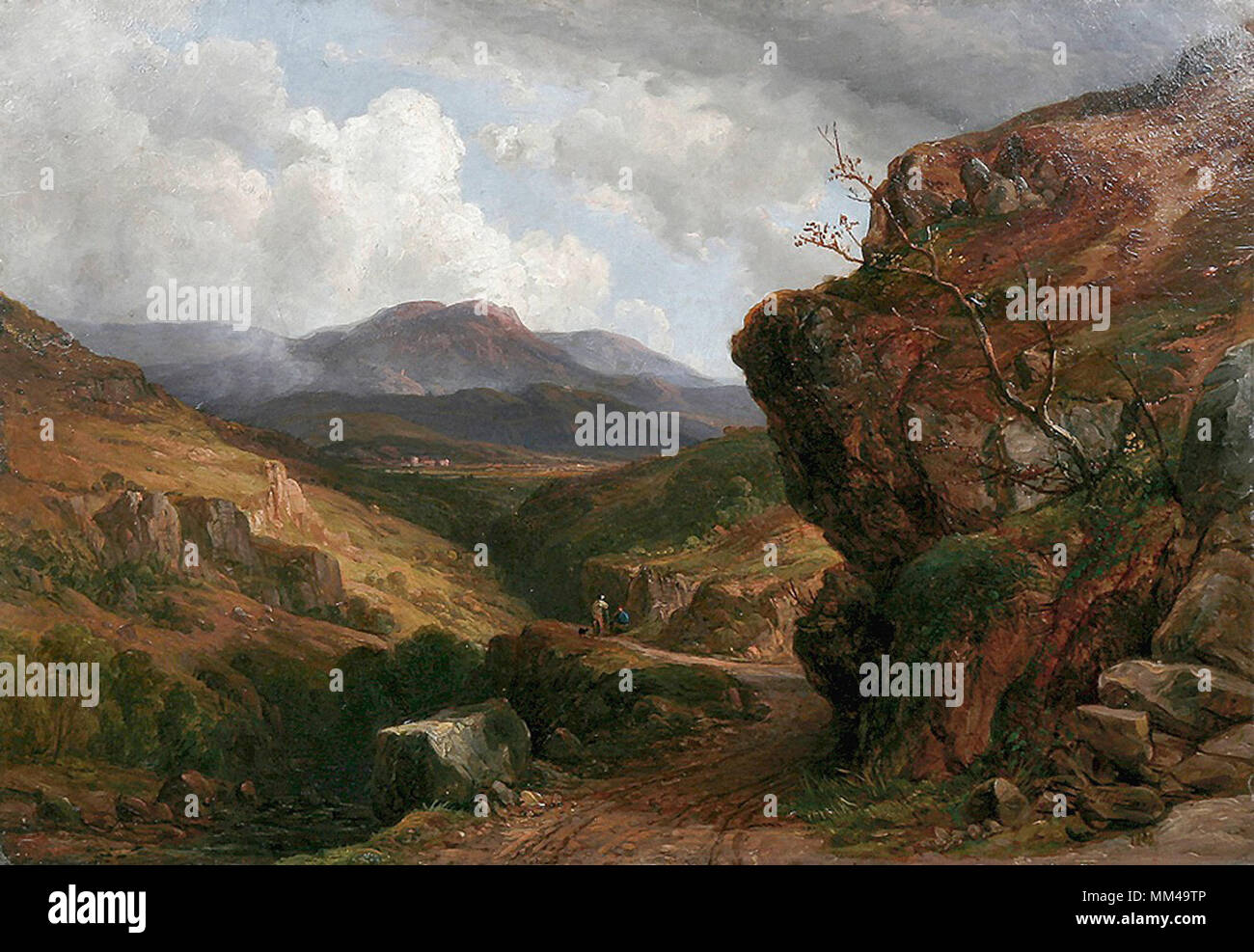 Tennant John Frederick - Lion Rock Cheddar Cliffs Stock Photo - Alamy