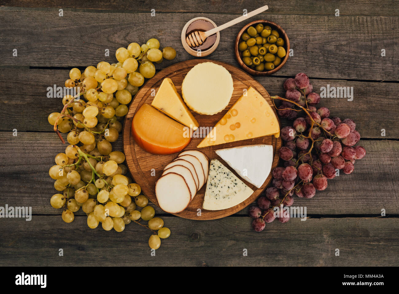 assortment of cheese types Stock Photo - Alamy