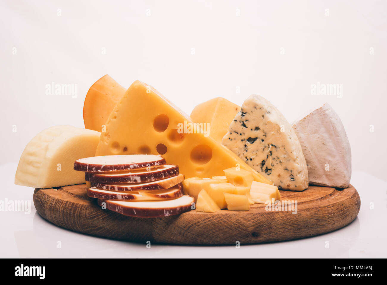 different types of cheese Stock Photo - Alamy
