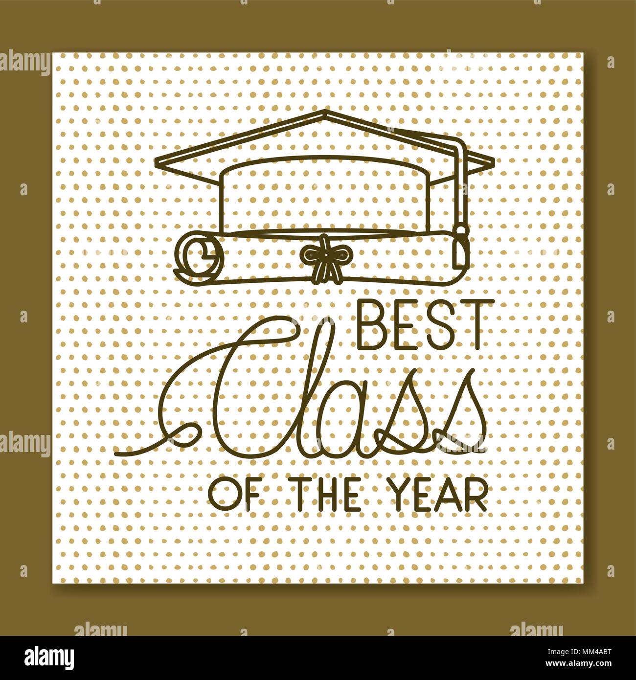 Graduated with honors Stock Vector Images - Alamy