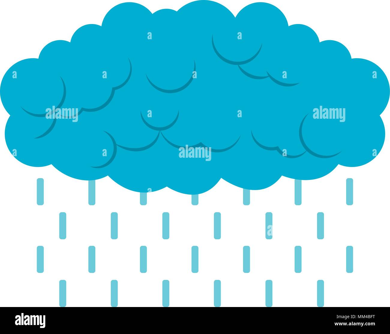 cloud rain weather isolated icon Stock Vector Image & Art - Alamy