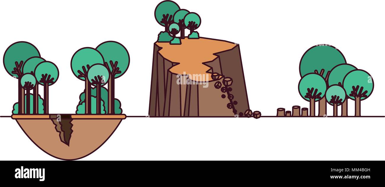 landscapes with natural disasters Stock Vector Image & Art - Alamy