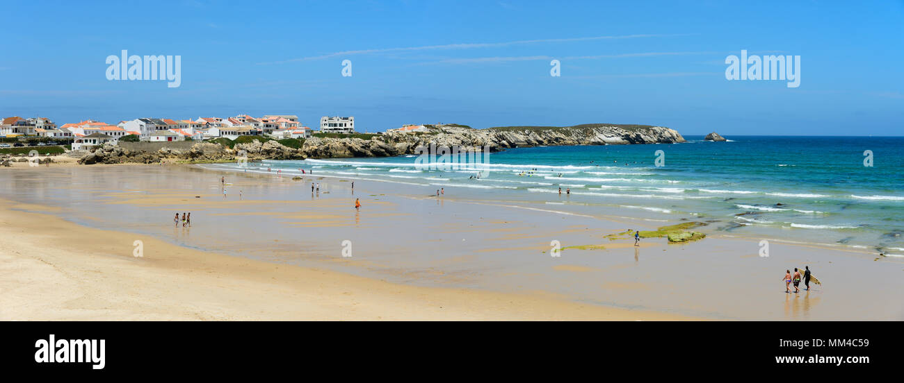 The beautiful beach of Baleal. Peniche, Portugal Stock Photo - Alamy