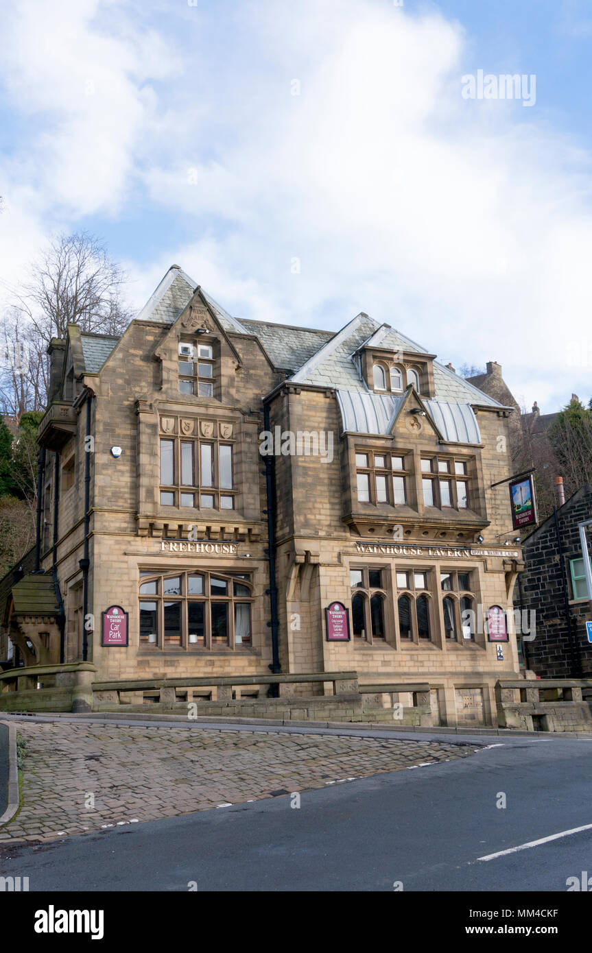 The Wainhouse Tavern, Halifax, West Yorkshire Stock Photo - Alamy