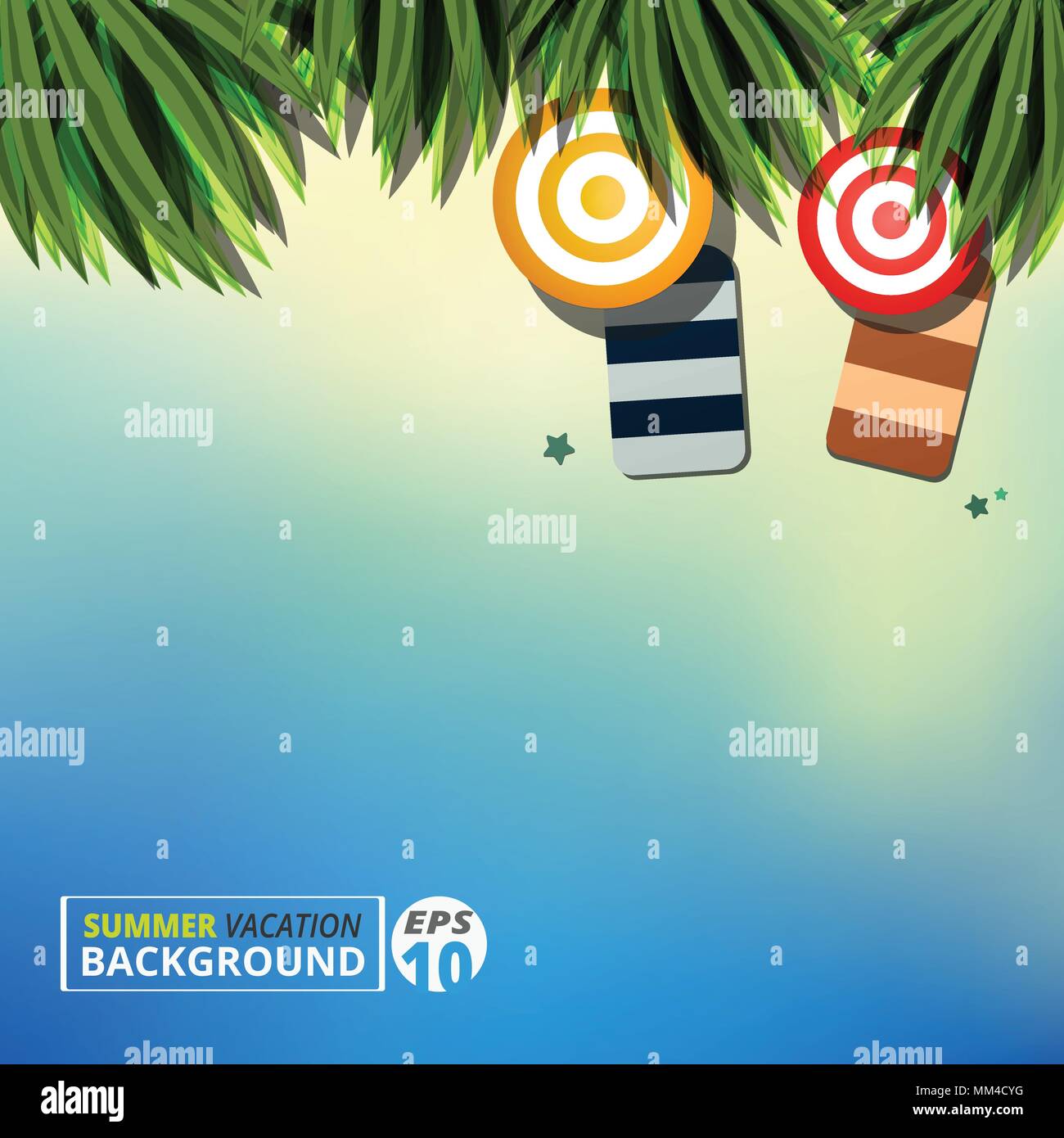 Green tropical leaves sunny day Stock Vector Images - Alamy