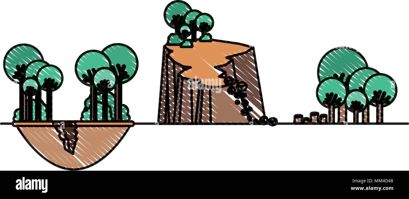 landscapes with natural disasters Stock Vector Image & Art - Alamy