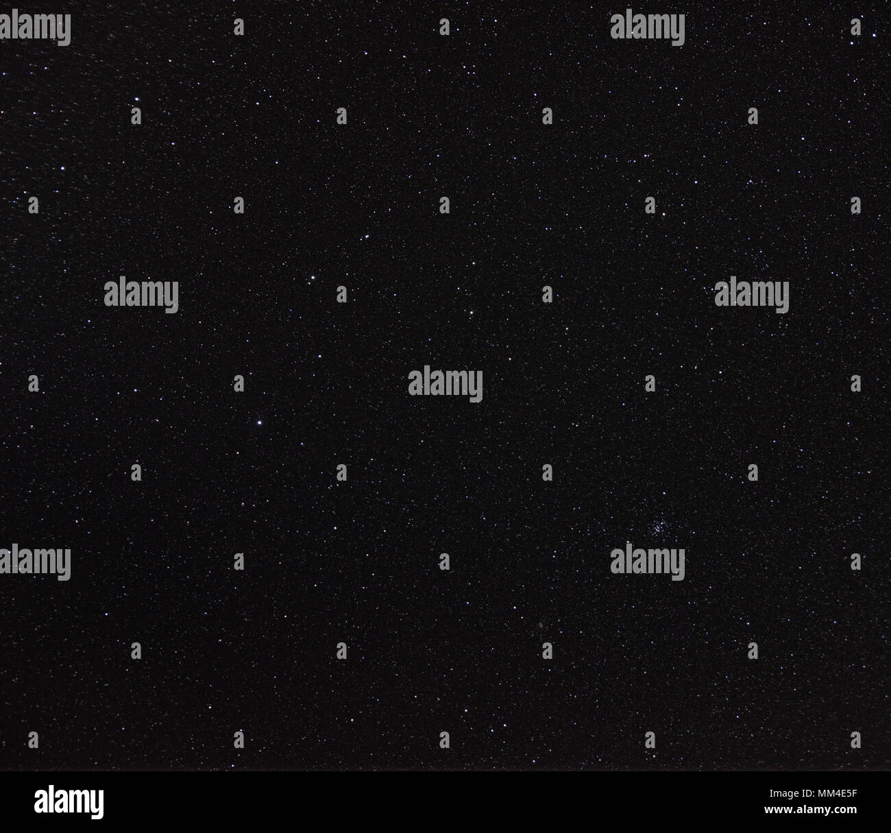 Constellation Cancer with its open star cluster Praesepe or Beehive and ...