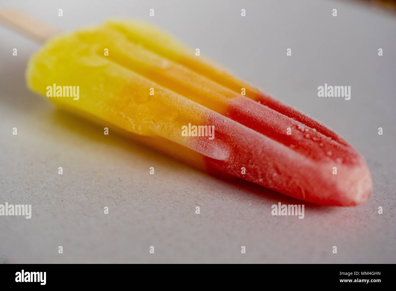 Rocket shaped ice lolly Stock Photo - Alamy