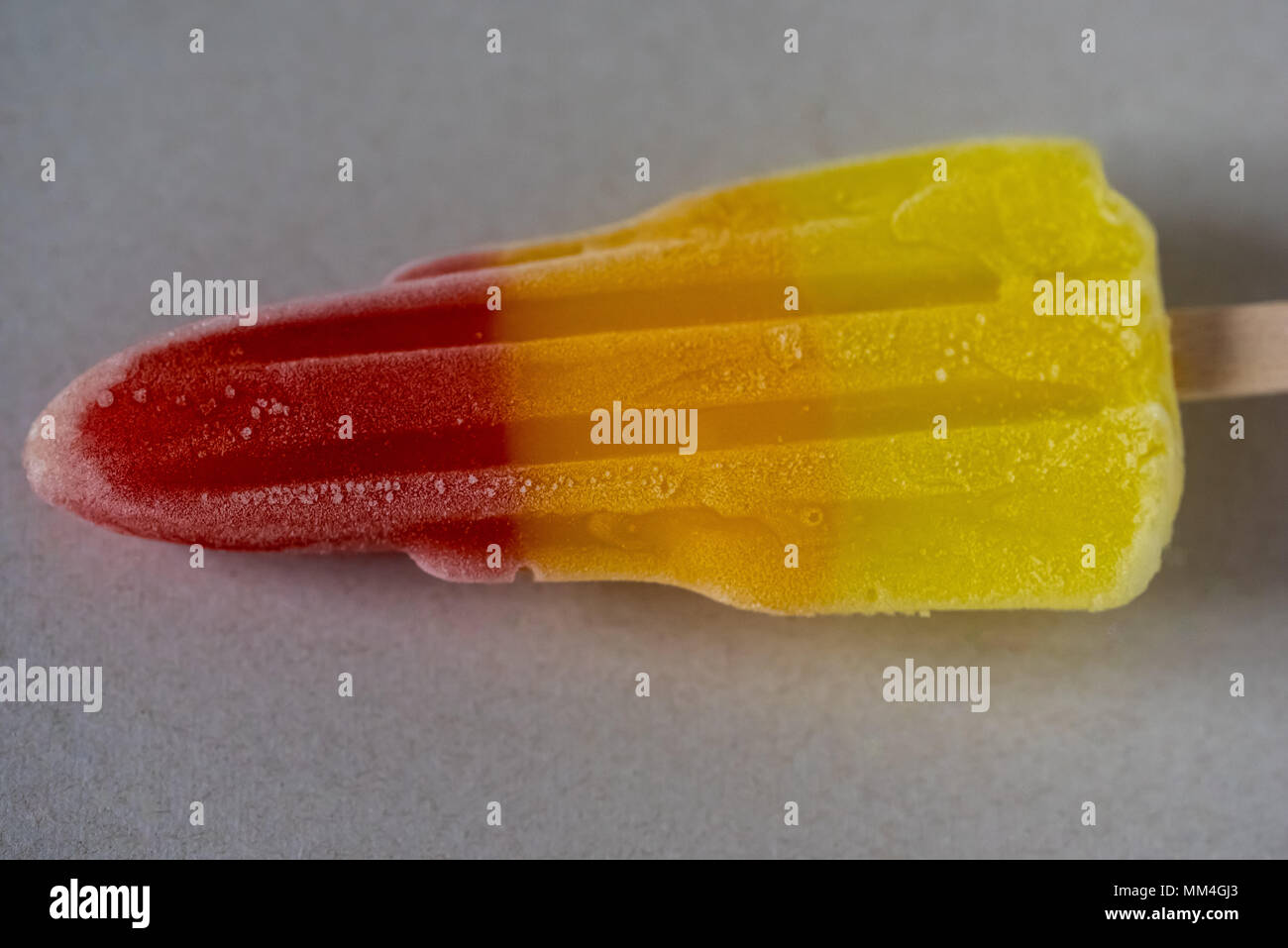 Rocket shaped ice lolly Stock Photo - Alamy