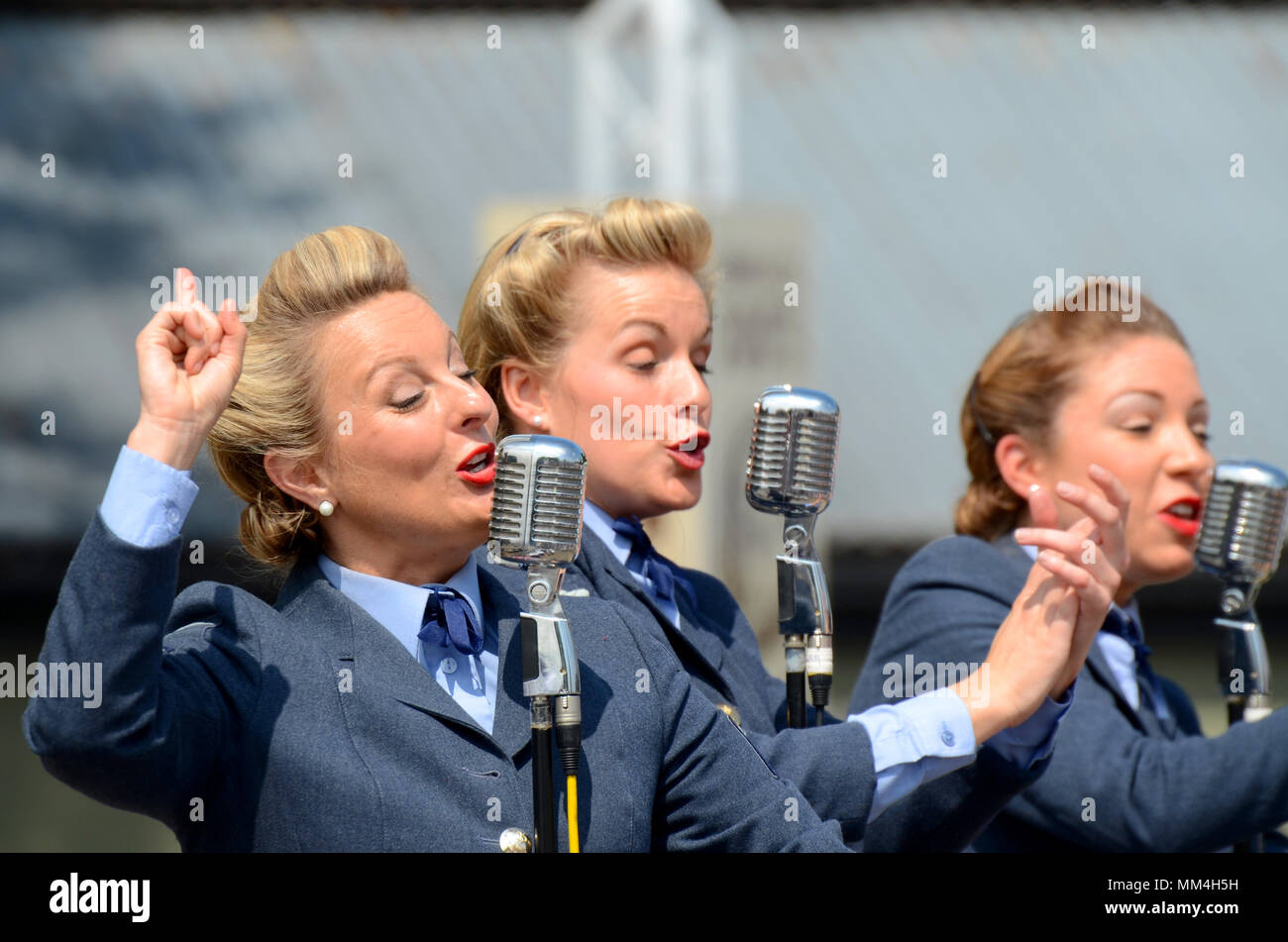The D-Day Darlings female singing group recently on Britain's Got ...