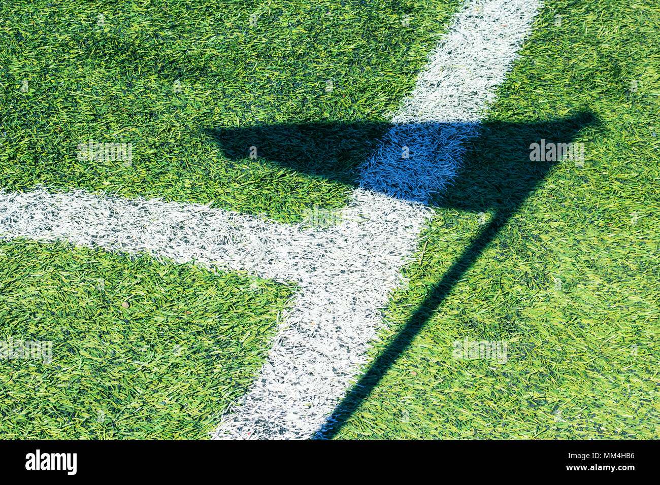 Green grass soccer field background, close-up top view Stock Photo - Alamy