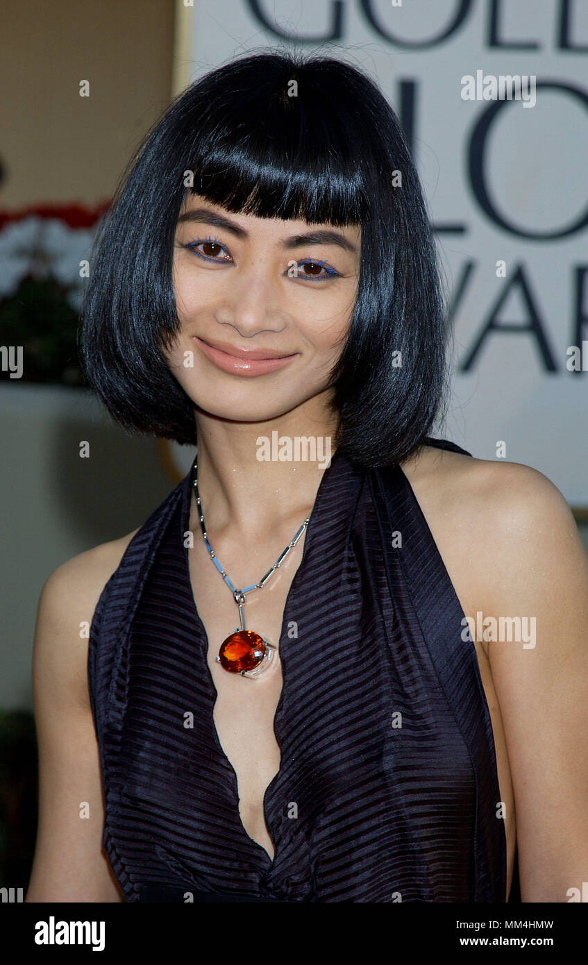 Bai Ling arrives at The 59th Annual Golden Globe Awards held at the ...