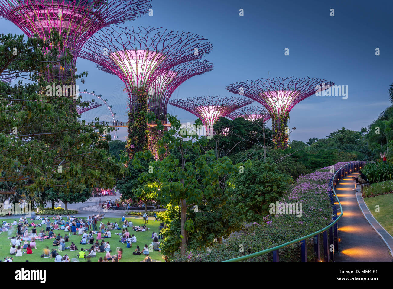 Solar powered supertree hi-res stock photography and images - Alamy