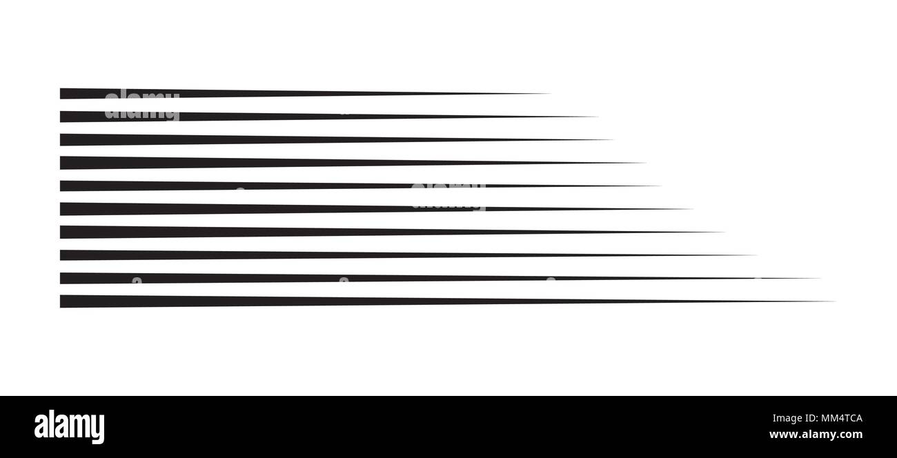 Vector comic book speed lines Cut Out Stock Images & Pictures - Alamy