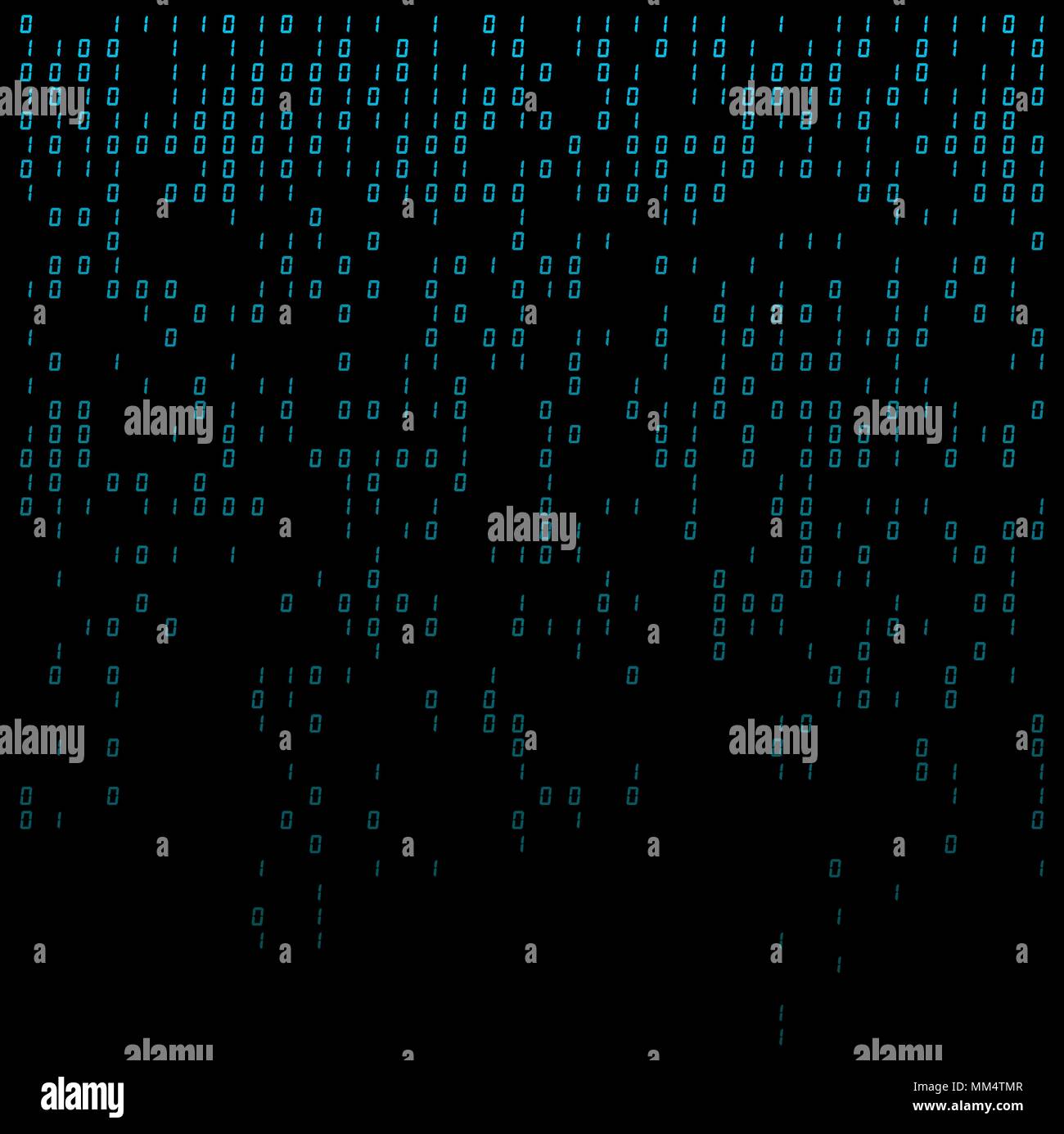 binary digits falling background, abstract 0,1 wallpaper Stock Vector ...