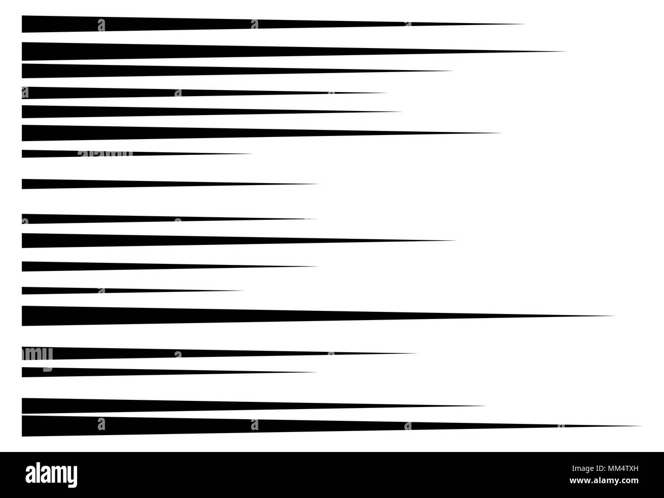 horizontal motion speed lines for comic book Stock Vector Image & Art ...