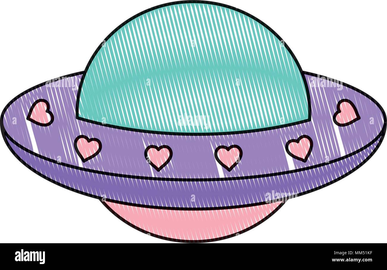 ufo icon over white background, vector illustration Stock Vector Image ...