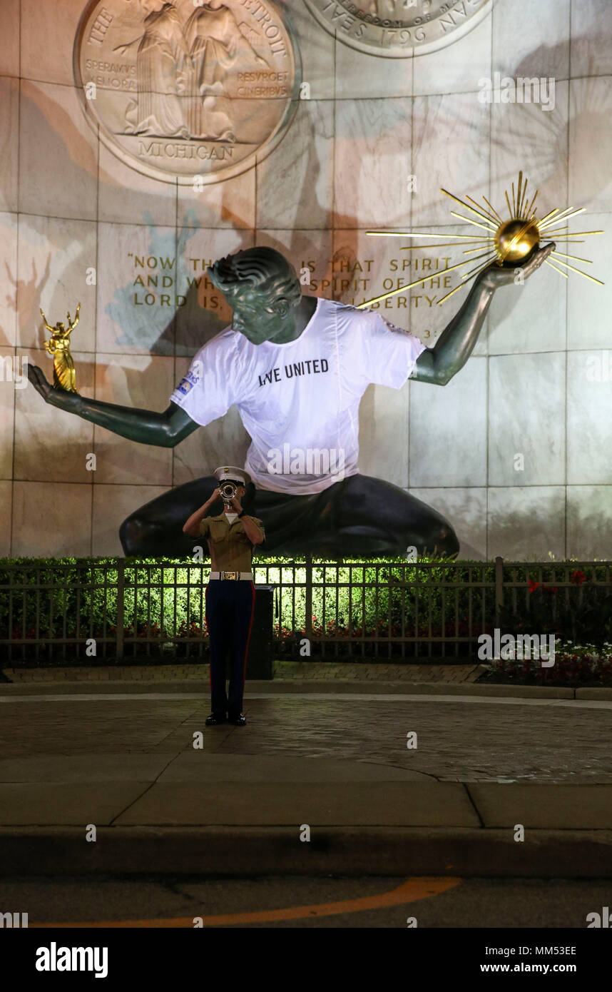 U.S. Marine Sgt. Lucas Devalder, a Marine Corps Recruit Depot San Diego ...